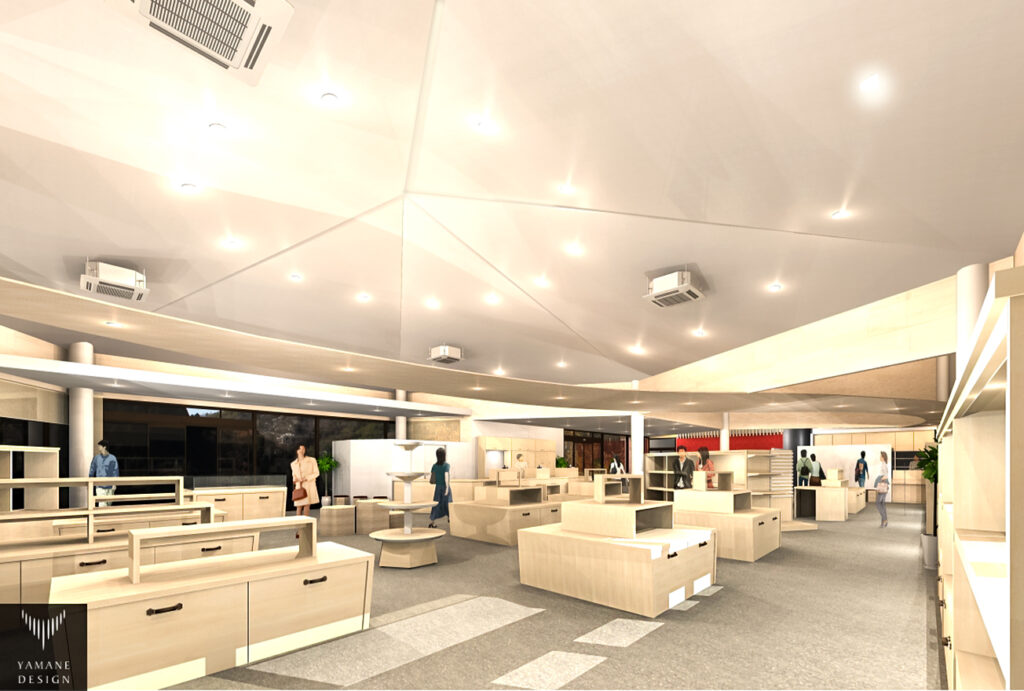 兵庫県豊岡市 玄武洞ミュージアム様 – YAMANE DESIGN（ヤマネデザイン）【公式】インテリアデザイン・コーディネート/家具・特注オーダー家具・店舗什器/豊岡市/兵庫県